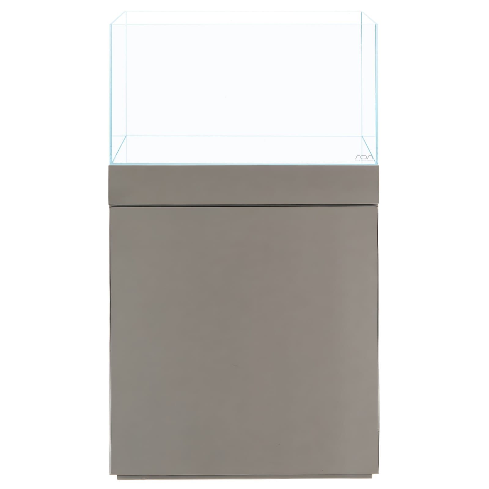 ADA - Aquarium Kombination - Wood Cabinet Gun Metallic Silver & Cube ...