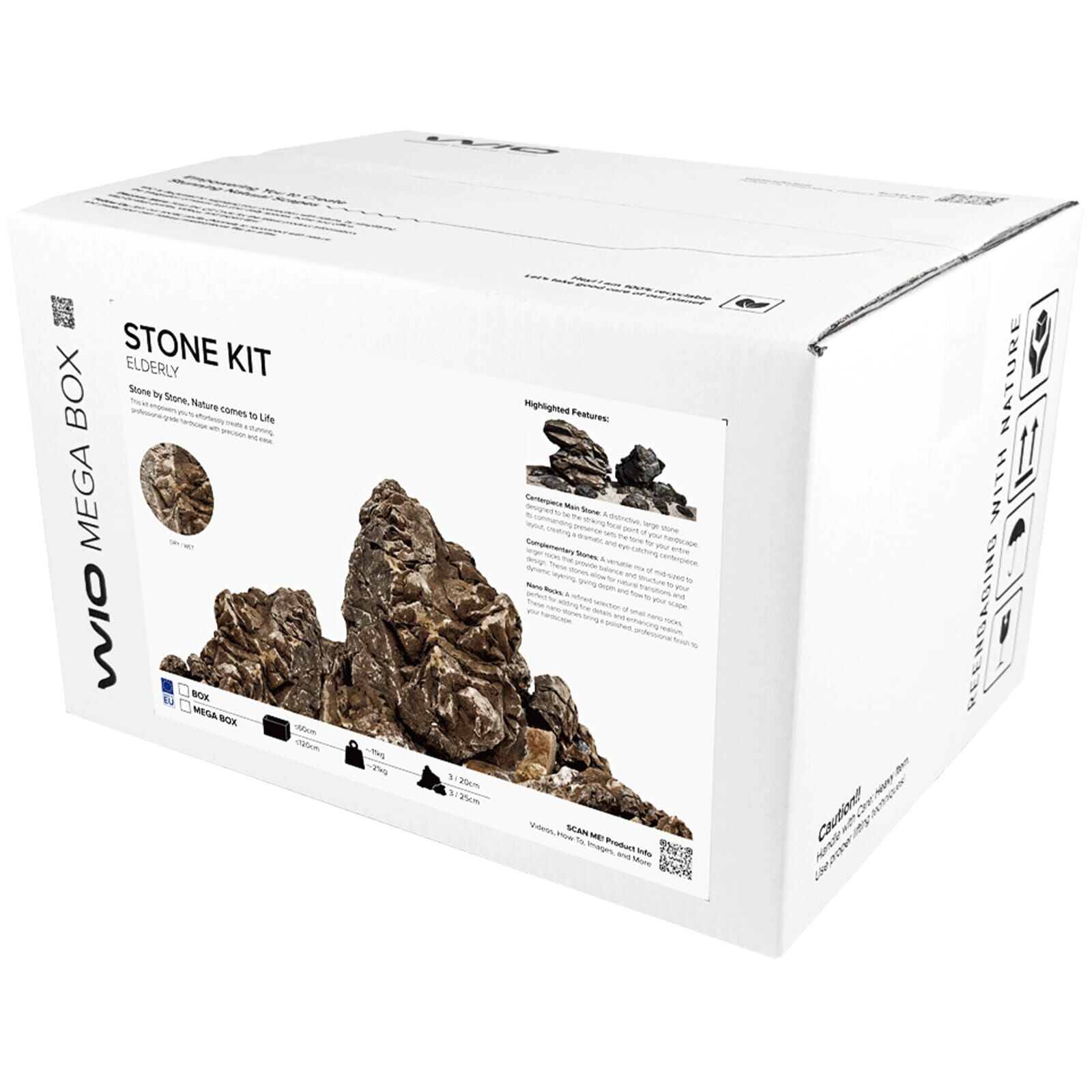 WIO - Stone Sets - Elderly Stone - Mega Set 120 cm | Aquasabi ...