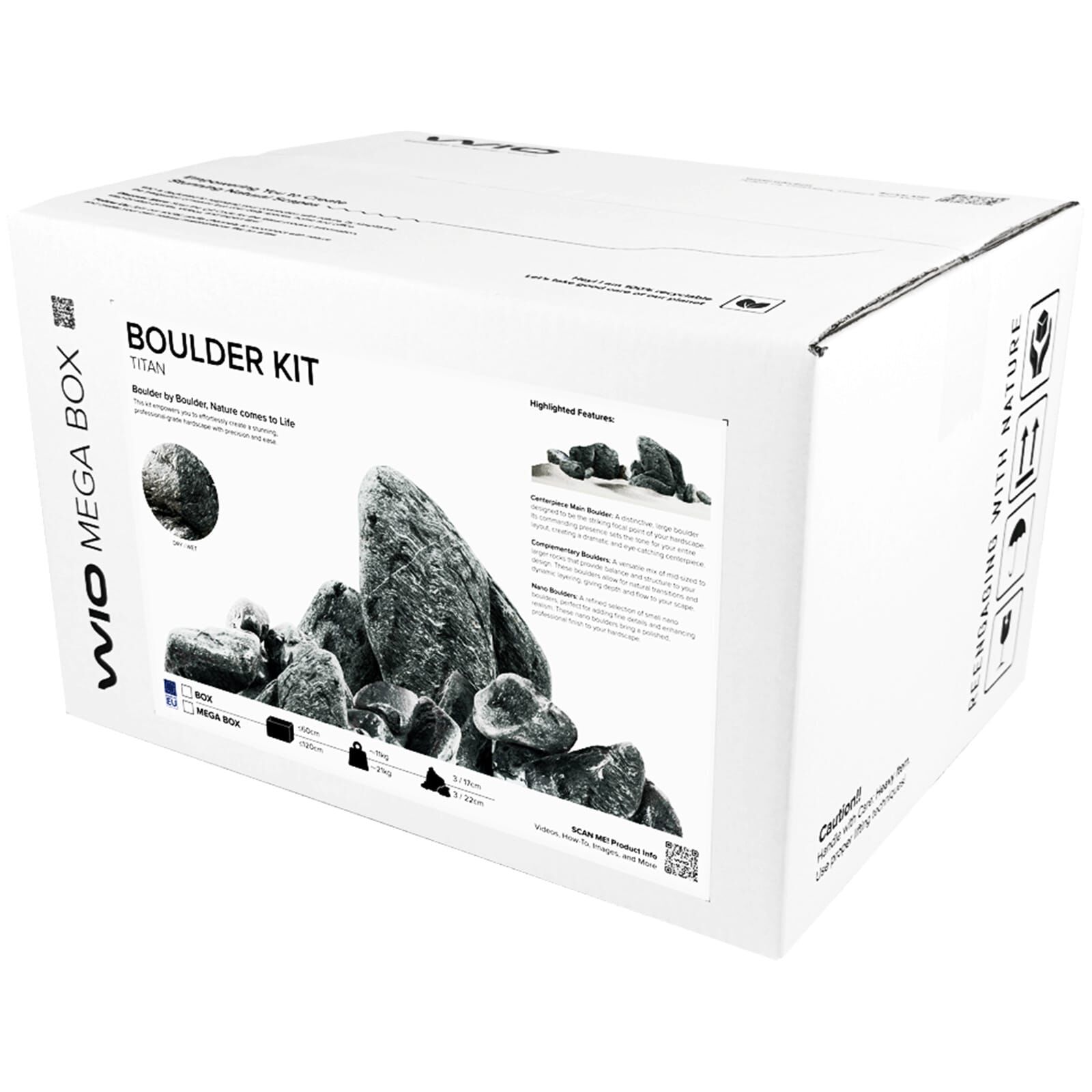 WIO - Stone Sets - Titan Boulder - Mega Set 120 cm | Aquasabi ...