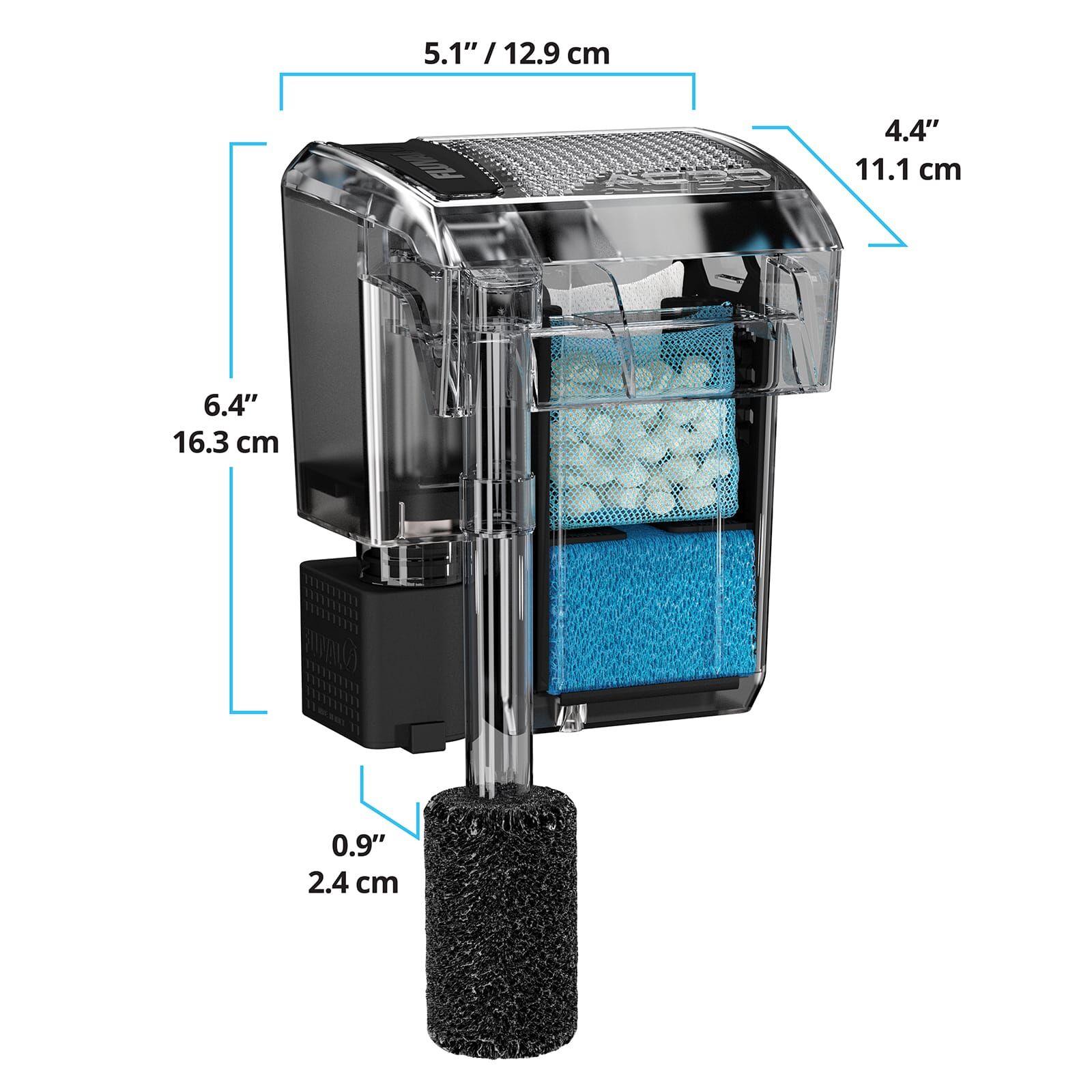 Fluval - AquaClear - Hochleistungsfilter - AC110 | Aquasabi - Aquarium Shop