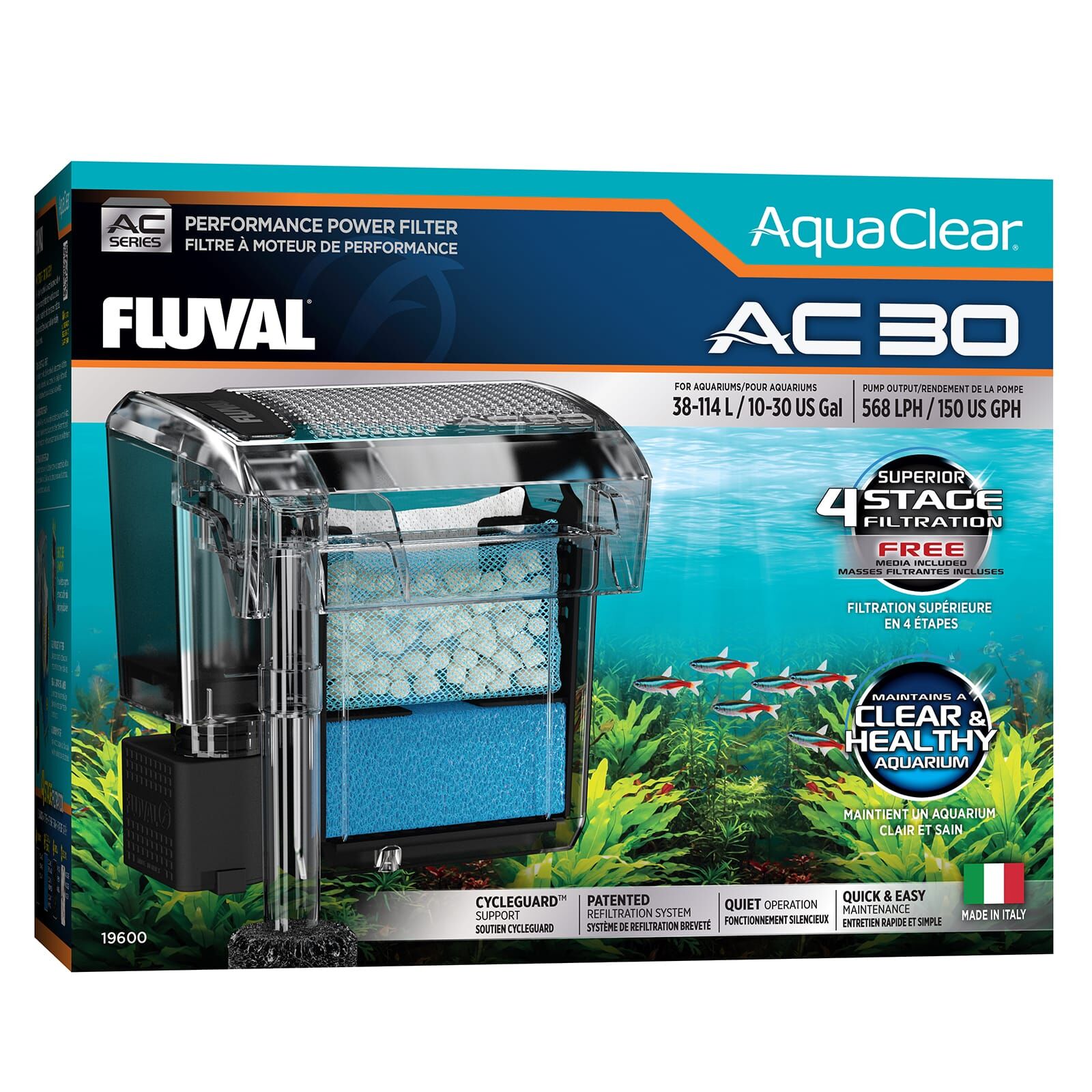 Fluval - AquaClear - Hochleistungsfilter - AC20 | Aquasabi - Aquarium Shop