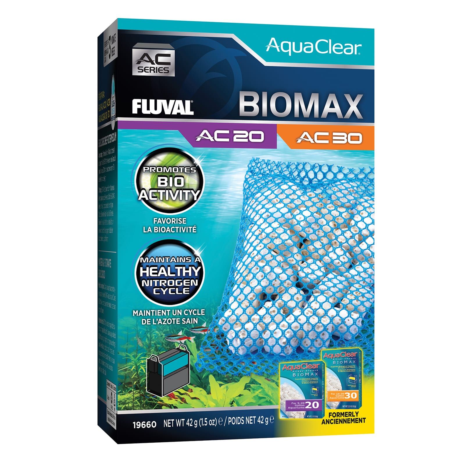 Fluval - AquaClear - BIOMAX - AC20/30 | Aquasabi - Aquarium Shop